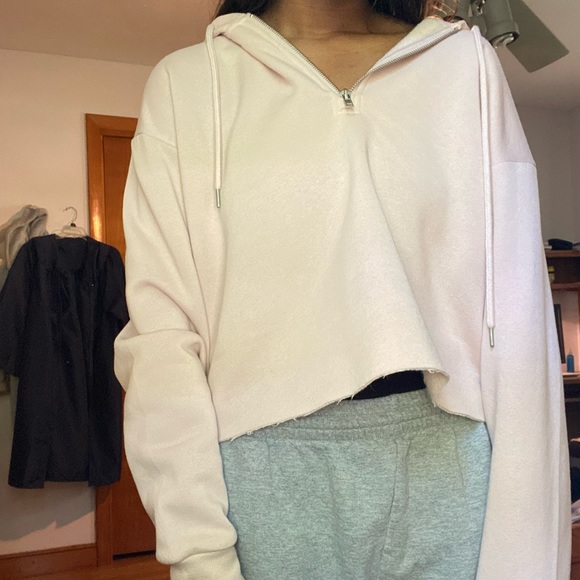 Garage | Tops | Garage Zipup Hooded Pullover | Poshmark